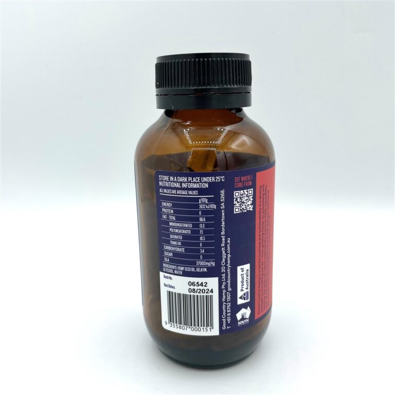 Best Hemp Seed Oil Capsules Australia | Good Country Hemp